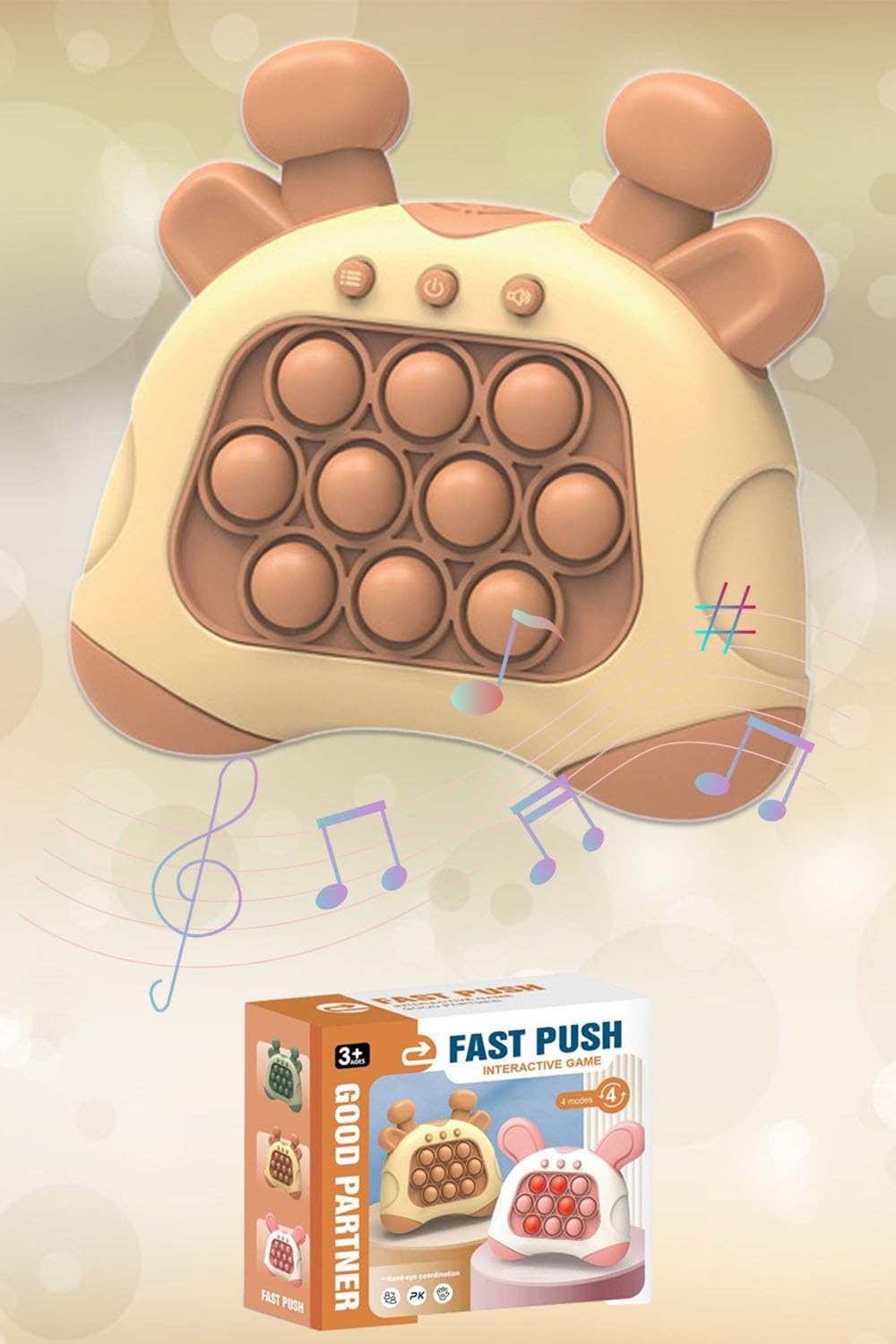 Fast Push Bubble Game, Quick Push Pop It Game Cute Animals Version ...