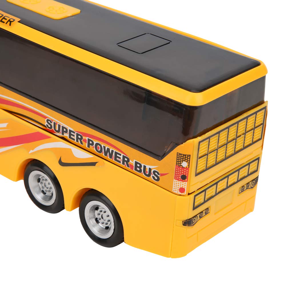 Children Bus Toy, Universal Bright Colors Electric Plastic Electric Bus ...