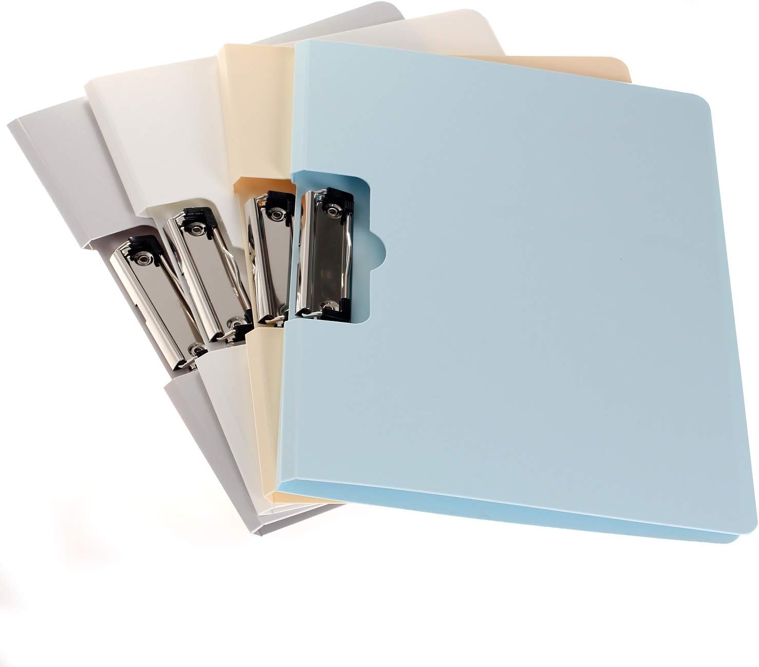 [4x] A4 Portadocumentos con Tapa y Pinza, Carpeta Portapapeles plegable ...