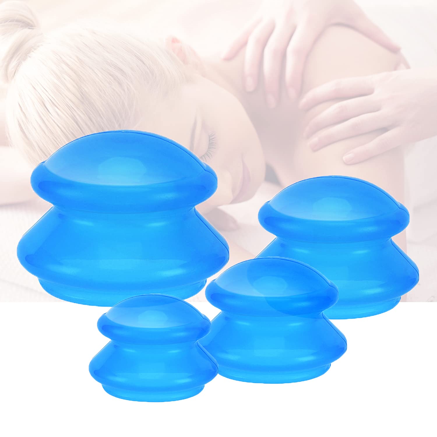4 Size Silicone Cupping Therapy Sets- Cupping Therapy Professional ...