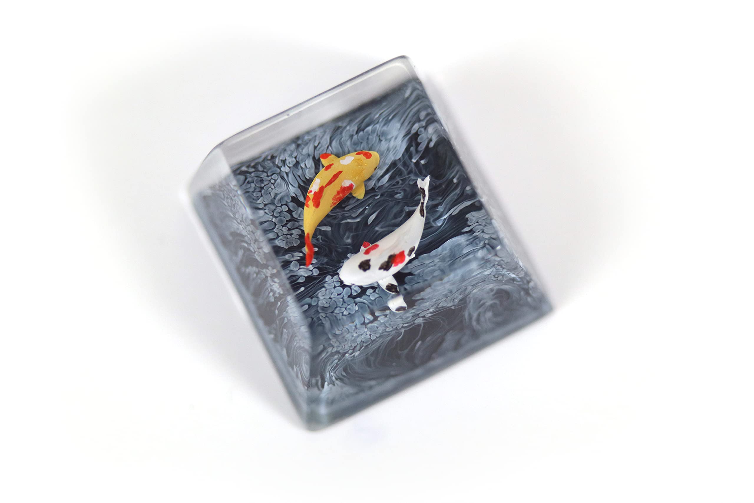 Mua Handmade Koi Fish Backlit Resin Keycap R4/Esc Artisan Keycap Shine ...