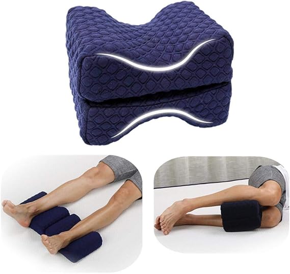 NOUVEAU Oreiller genoux nuit, coussin soulèvement de jambe 2 en 1 pour ...