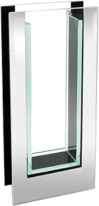 Amazon.com: Royal Imports Flower Mirror Glass Vase - 10.5" Tall ...