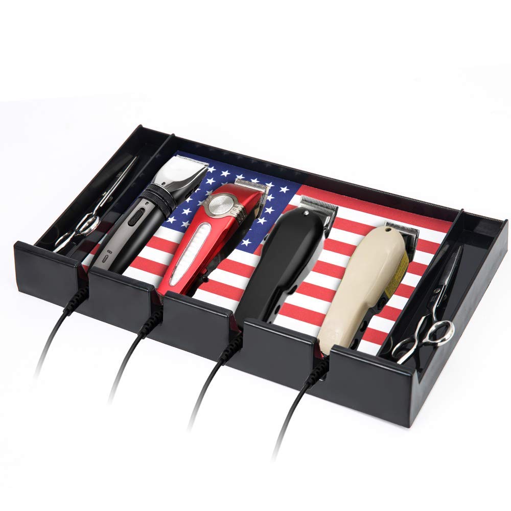 Amazon.com: Barber Clipper Tray Organizer - Anti-Slip Salon Clippers ...