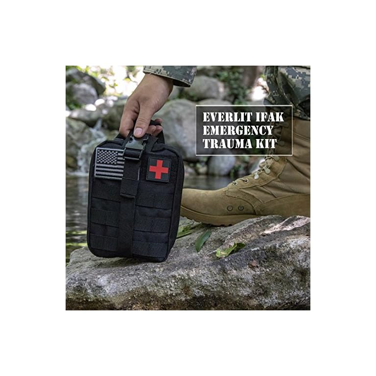 Everlit Emergency Trauma Kit GEN-I with Aluminum Tourniquet 36" Splint ...