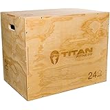 Amazon.com : Titan Fitness 12" 14" 16" Wood Plyometric Box HD Plyo Box ...