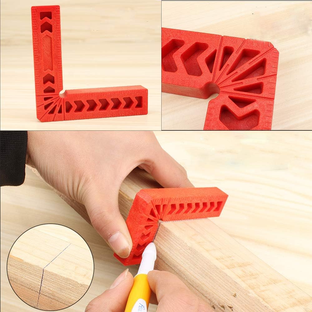 4 Pcs Right Angle Clamp, Plastic Angle Positioning Squares 4″, 90 ...