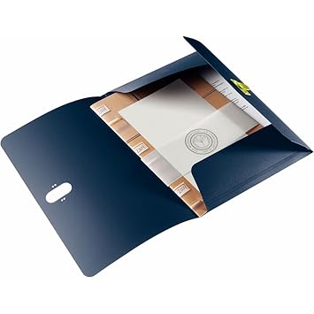 Leitz Dokumentenmappe re:cycle, A4, PP, 150 Blatt, dunkelblau: Amazon ...