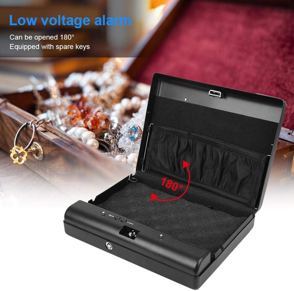 Portable Password Safe Box with Spare Key, Electronic Digital Password ...