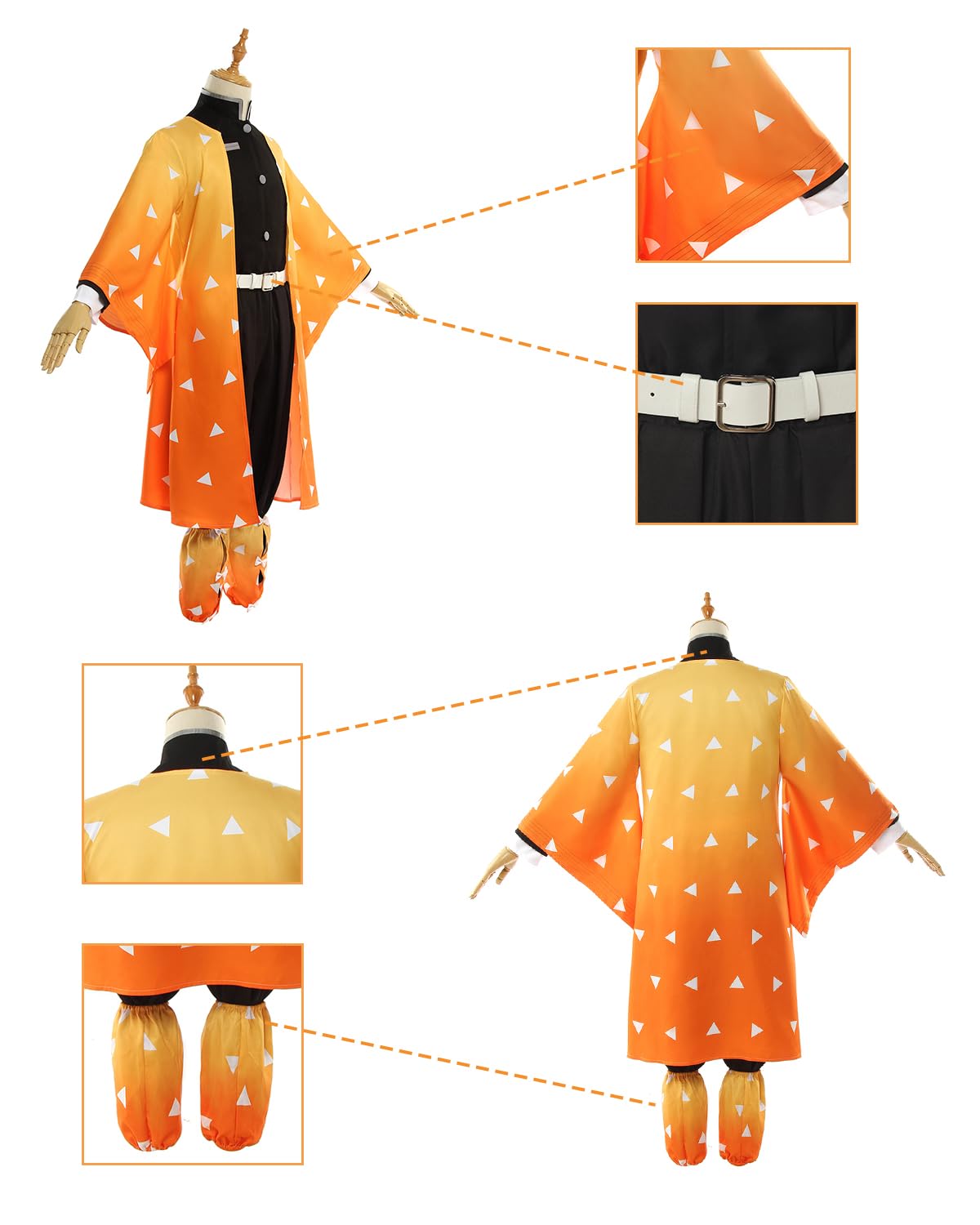 Mua Zenichi Gasuma Cosplay Wig Included, Thunder Breathing Atsuma ...