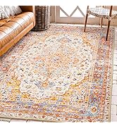 Amazon.com: MUJOO 5'x7' Area Rugs Pink Machine Washable Rugs Living ...