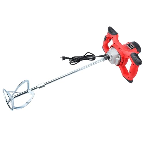LuckyHigh 1800W Electric Portable Concrete Drill Mixer Handheld Cement ...