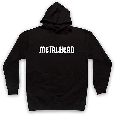 Metalhead Heavy Metal Adults Hoodie: Amazon.co.uk: Clothing