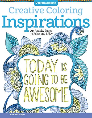 Creative Coloring Inspirations: Art Activity Pages to Relax and Enjoy ...
