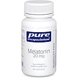 Amazon.com: Pure Encapsulations - Melatonin 20 mg - Hypoallergenic ...