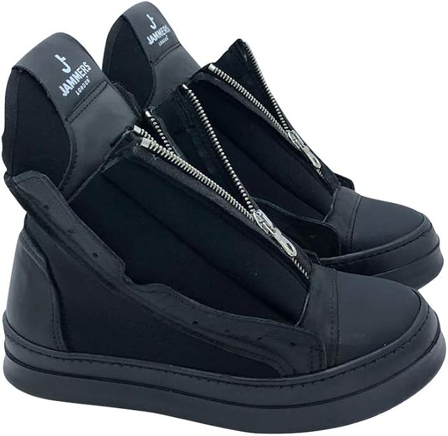 JAMMERS LONDON TORE TOTAL NERO FONDO NERO STIVALETTI DONNA : Amazon.it ...