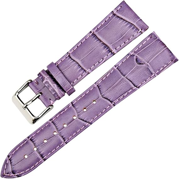 Leather Watch Band Watch Strap Watch Bracelet Purple Watchbands ...