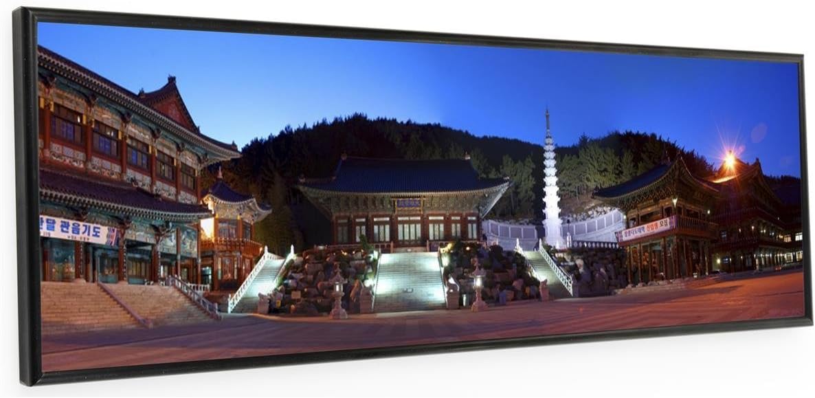 Displays2go Panoramic Picture Frame With Lens 24x8 Inch For Wall Displays2go Panoramic Picture Frame With Lens 24x8 Inch For Wall