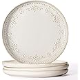 Amazon.com | Artena Large Ceramic Dinner Plates Set Of 4, 10.75 Inch ...