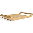 Amazon.com: Fashion Bamboo Trays with Handles，Wooden Trays, Bamboo ...