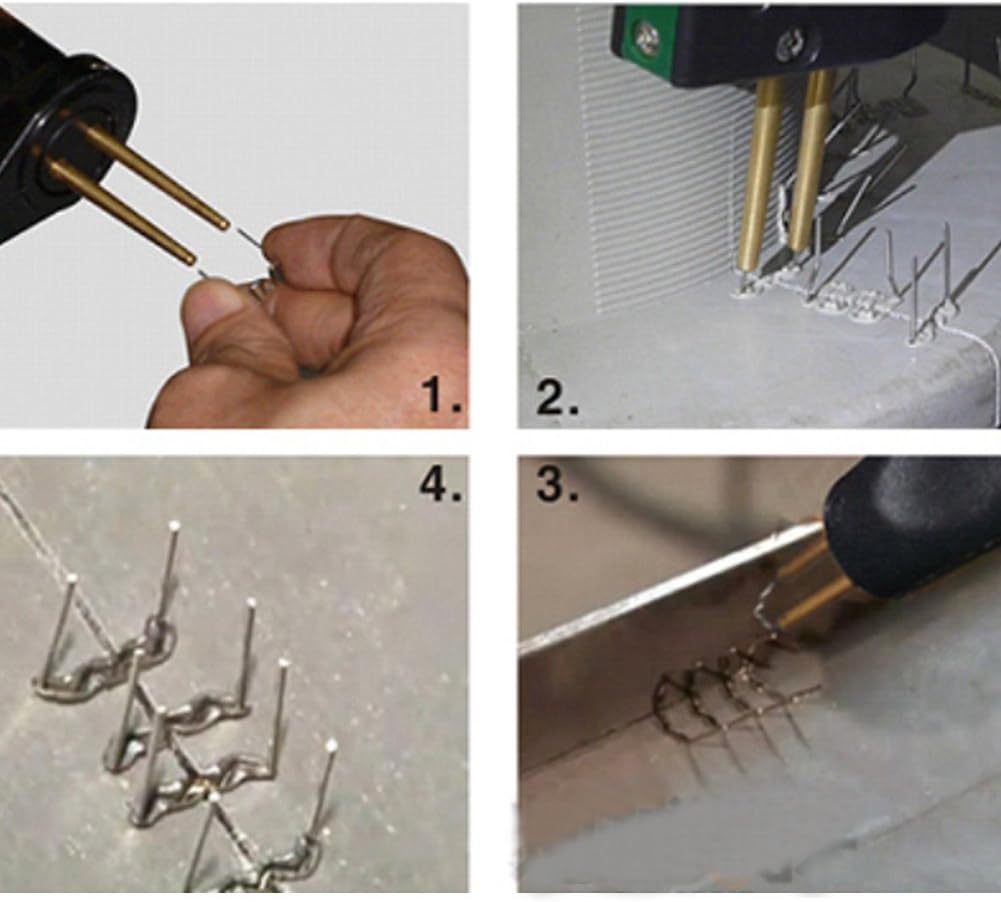 Hot Stapler Plastic Repair Kit Hot Staple Gun Kit with 600 Staples Hot ...