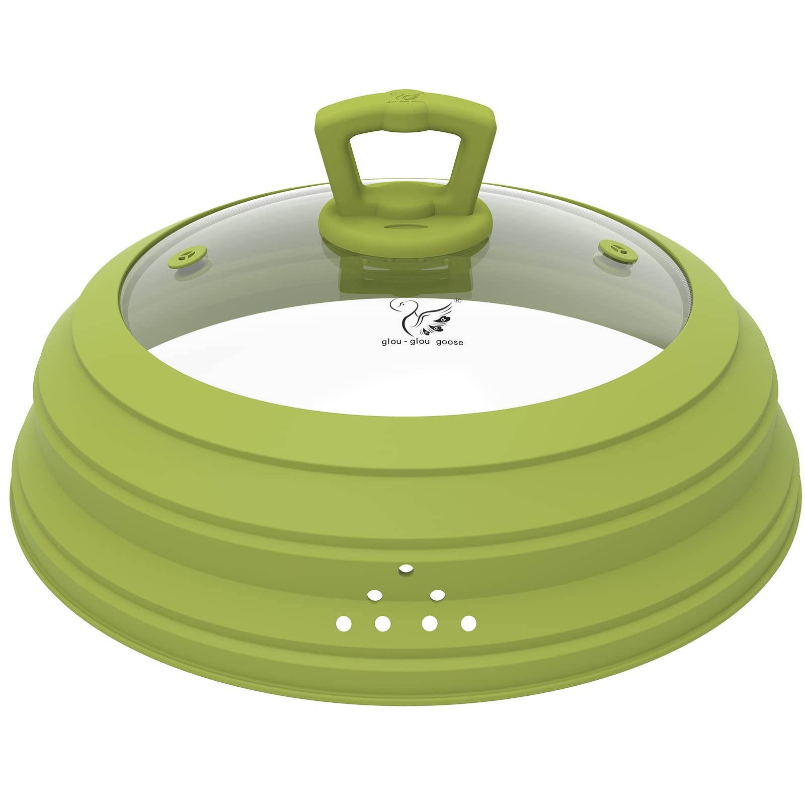 Microwave Splatter Cover Vented Glass Cover Splatter Guard Lid with ...