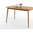 Zinus Mid-Century Modern Wood Dining Table / Natural : Amazon.ca: Home