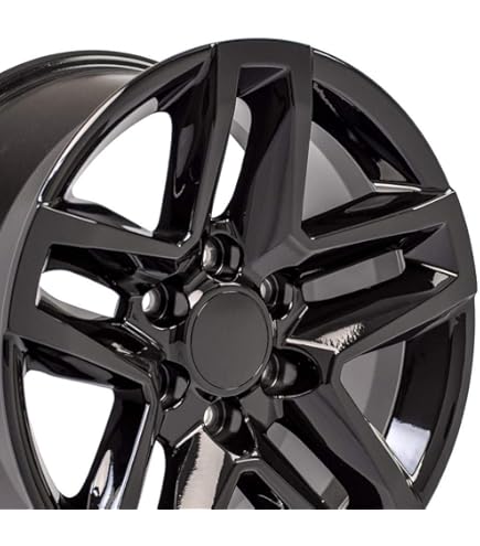24 Inch Chevy Rims Black Rims OE Wheels CV98 24 Inch Rims And Tires
