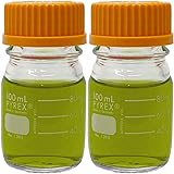 Amazon.com: Corning PYREX #1395-50, 50mL Round Media Storage Bottles ...