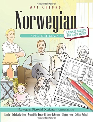 Norwegian Picture Book: Norwegian Pictorial Dictionary (Color and Learn ...
