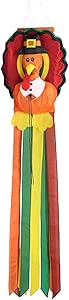 Amazon.com: Turkey Windsock Thanksgiving Large 50" Long Cute & Colorful ...