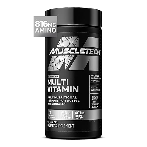 MuscleTech Platinum Multivitamins for Men & Women - Multi-Vitamin ...