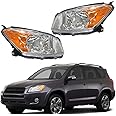 Amazon.com: labwork Headlights Replacement for Toyota RAV4 2009 2010 ...