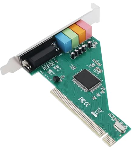Computer Internal Sound Cards PCIe Sound Card 5.1 Channel - Internal ...