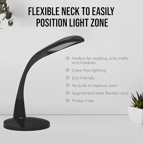 Mua Stella Two Premium 11W LED Desk Task Lamp, Dimmable, Custom Color ...