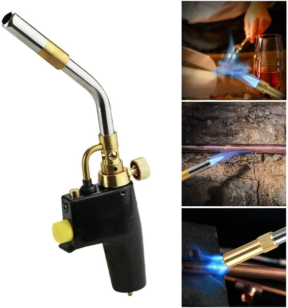 panthem MAPP Turbo Gas Burner Propane Burner with 3 Nozzles Tips ...