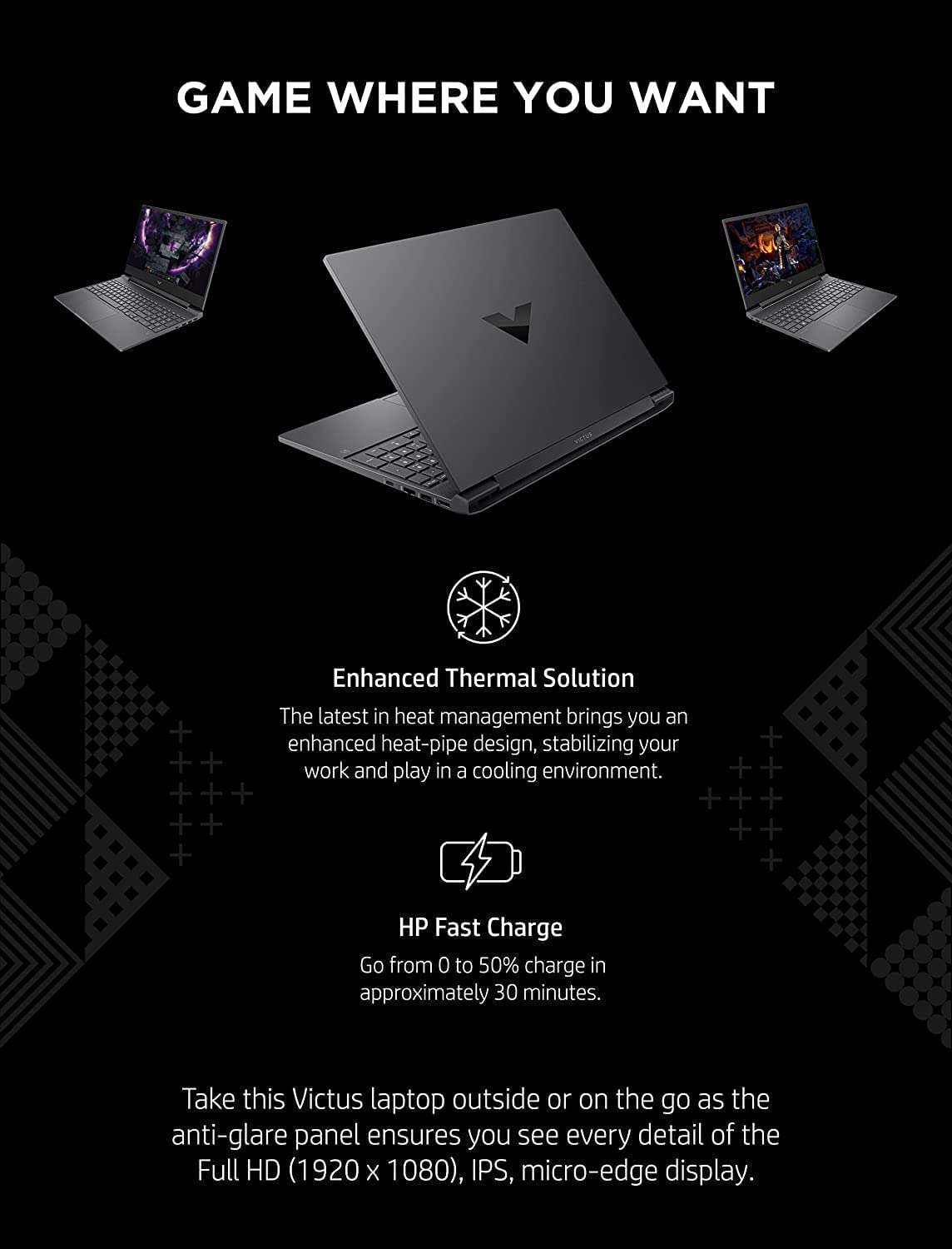 Mua HP Victus Gaming Laptop, 17.3 inch FHD Display, 12th Gen Intel Core ...