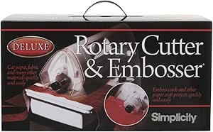 Amazon.com: Simplicity Deluxe Rotary Cutting/Embossing Machine : Arts ...