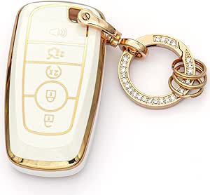 Amazon.com: WSAuto Key Fob Cover Compatible with Ford Bronco Mustang ...