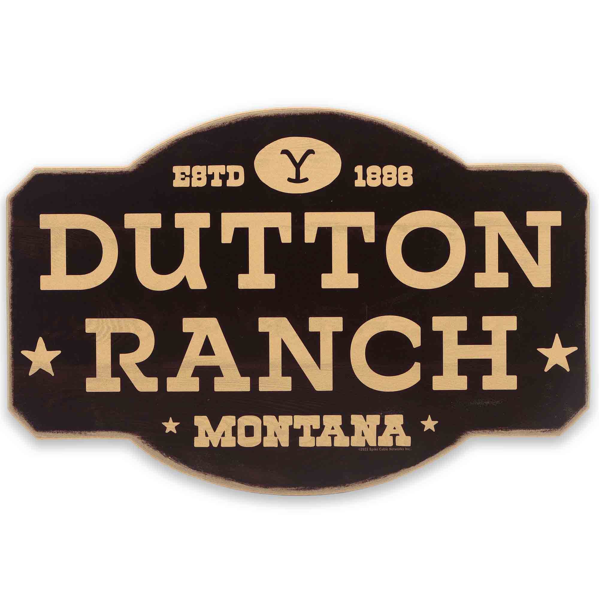 Yellowstone TV Show Dutton Ranch Wood Wall Decor - Yellowstone Dutton ...