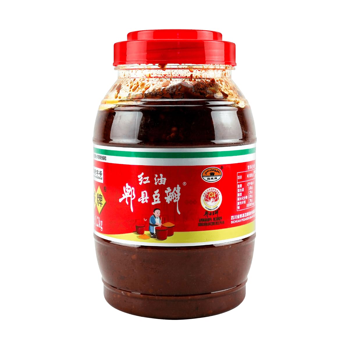 Juan Cheng Sichuan Pixian Broad Bean Chili Paste 1200g (42 oz) with Red ...