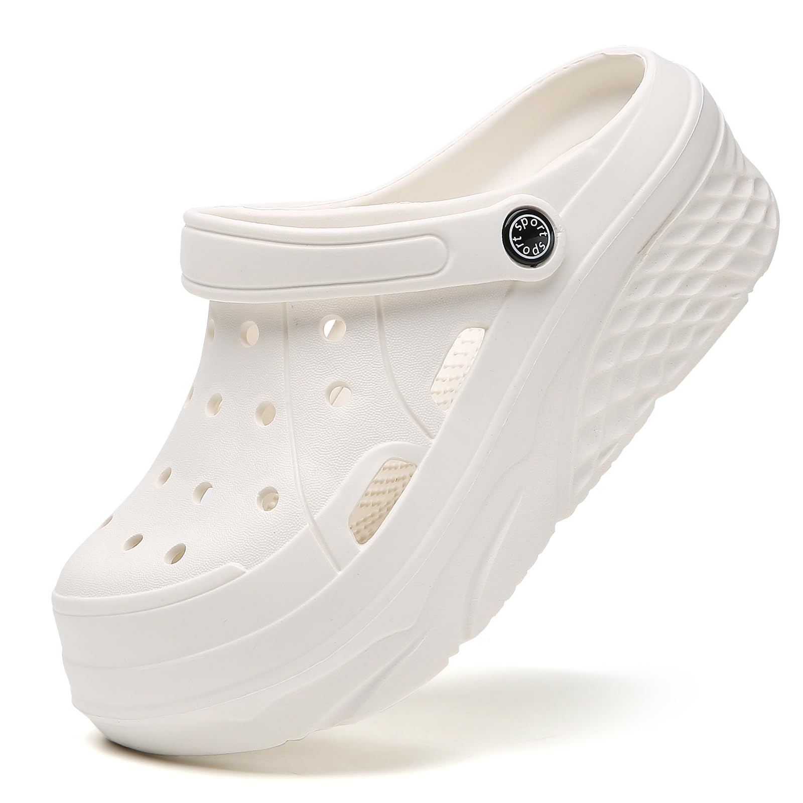 Platform Clogs Slip On Garden Clogs for Women Hight Heels Gardenning ...