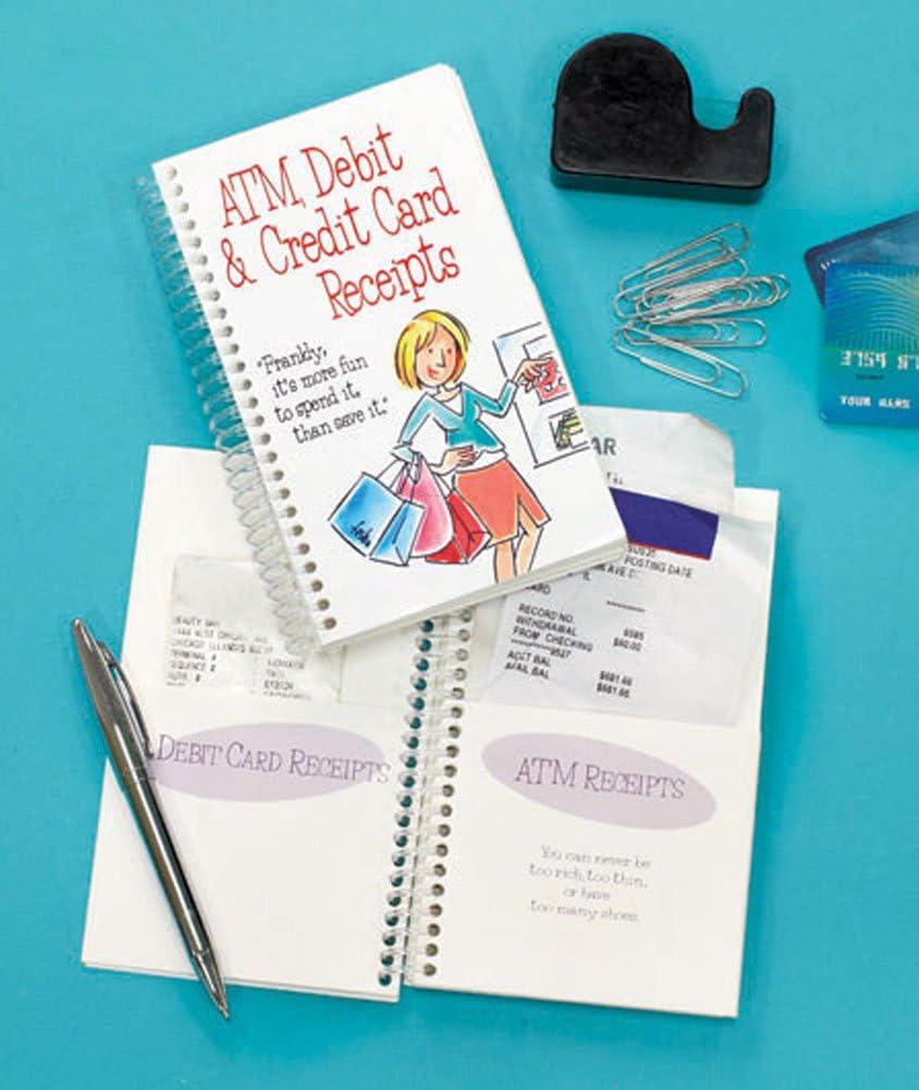 Pocket Size Bank ATM Debit Credit Card Receipt Keeper Organizer File ...