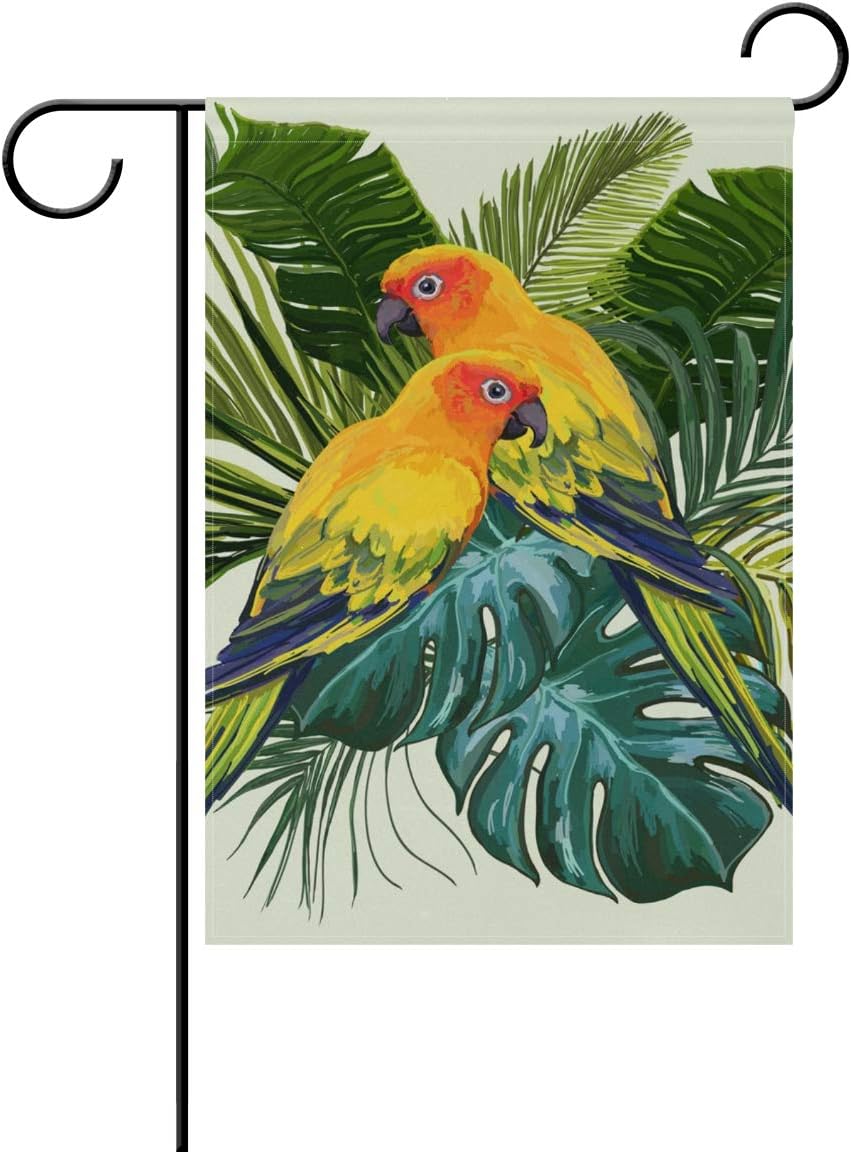 Amazon.com : Hokkien BlueViper Tropical Exotic Leaves Parrots Garden ...