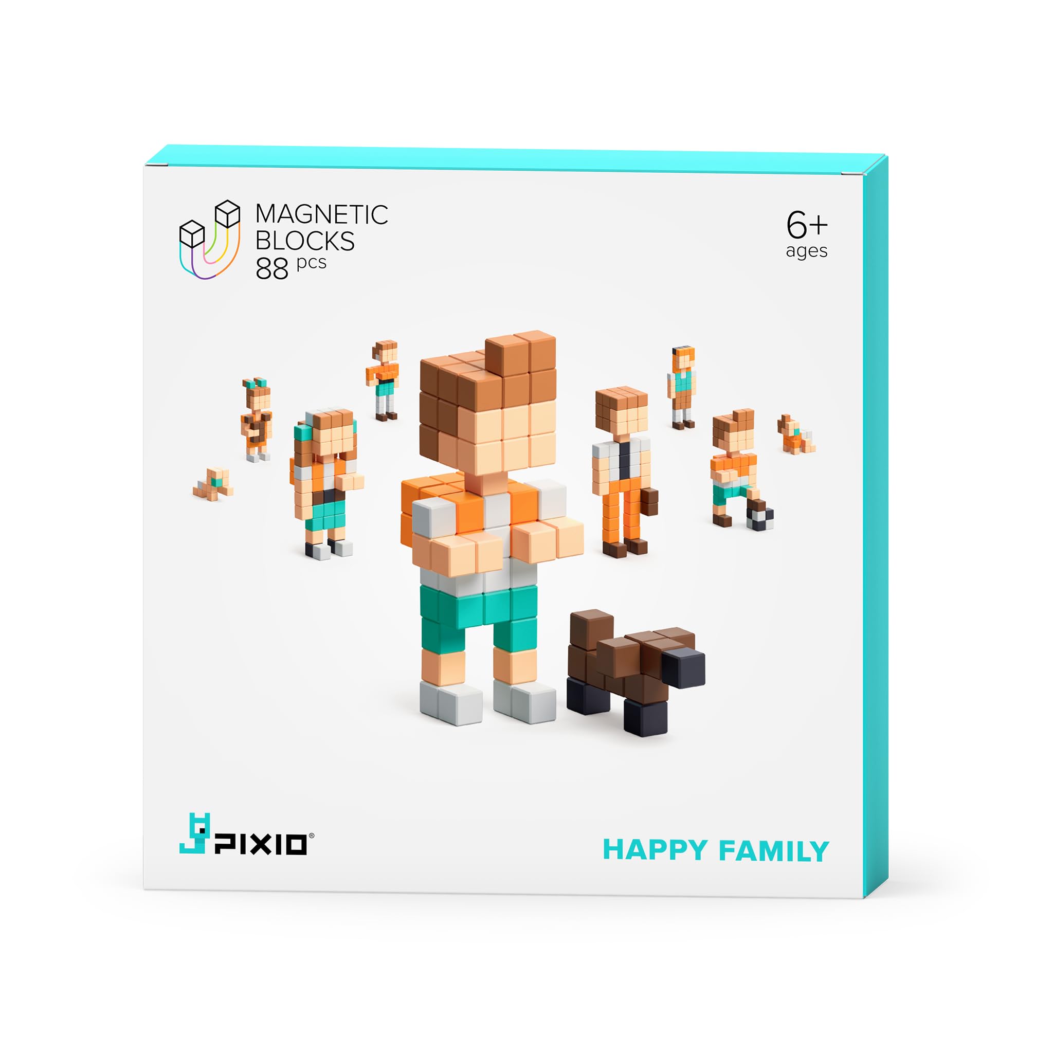 Mua PIXIO Happy Family - Magnetic Building Blocks for Kids Over 6 Years ...