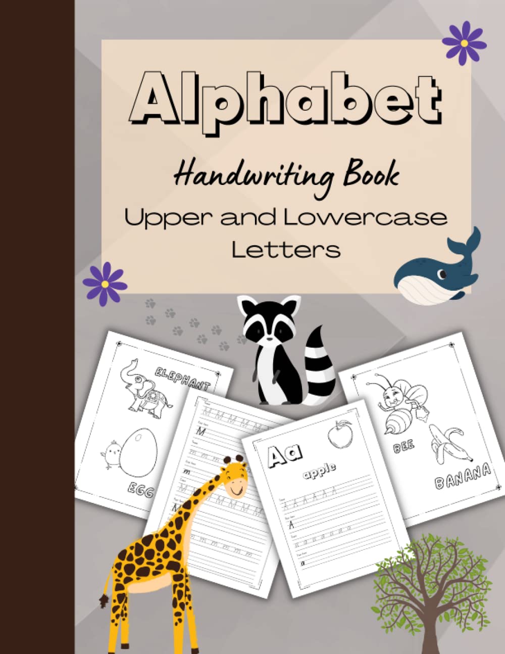 Mua Alphabet handwriting book Upper and Lowercase Letters: Alphabet ...