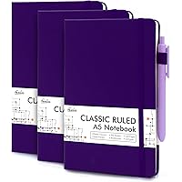 Amazon.com : feela 3 Pack Notebooks Journals Bulk, Hardcover Notebook ...