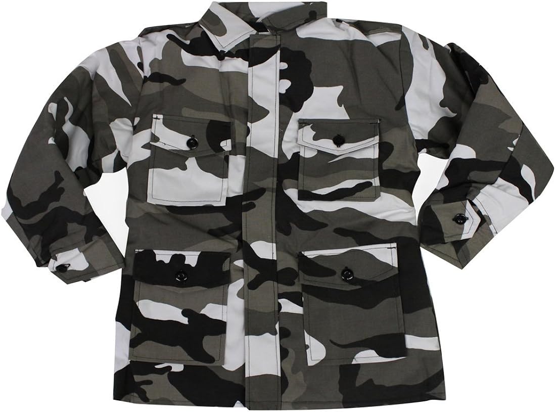 Kids Combat Jacket Childrens Army Clothing Uniform CAMO Cadet ...