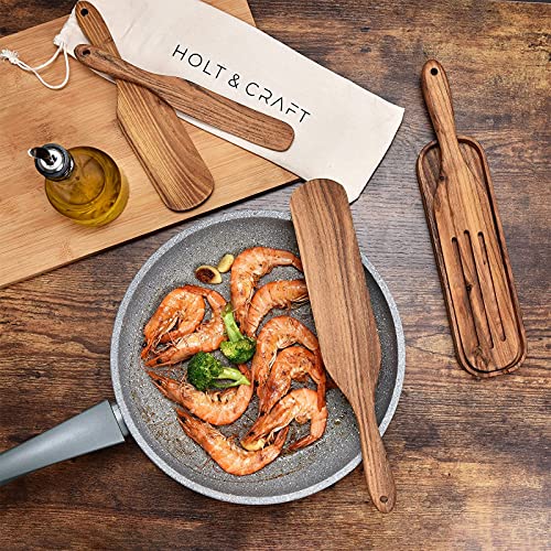 Spurtle Kitchen Tool - Wooden Spurtle Set of 6 - Spatula Set - Spurtles ...