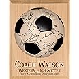 Amazon.com: Broad Bay Soccer Coach Gift Plaque SIGNABLE Personalized ...